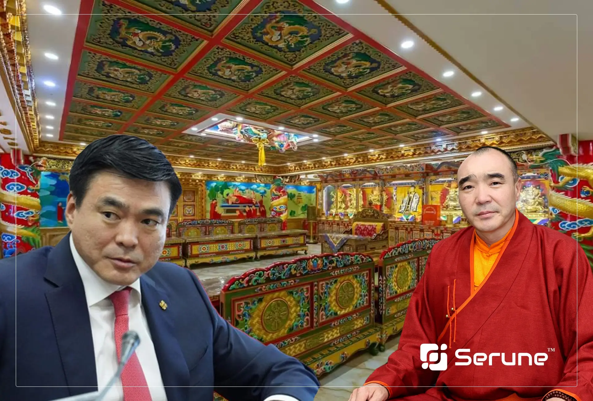 Шадар сайд С.Амарсайхан төрсөн ахынхаа "Сайн номуун" хийдэд сийлбэр ...